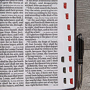 KJV Super Giant Print Reference Bible, Black Genuine Leather, Indexed, Red Letter, Pure Cambridge Text, Presentation Page, Cross-References, Full-Color Maps, Easy-to-Read Bible MCM Type