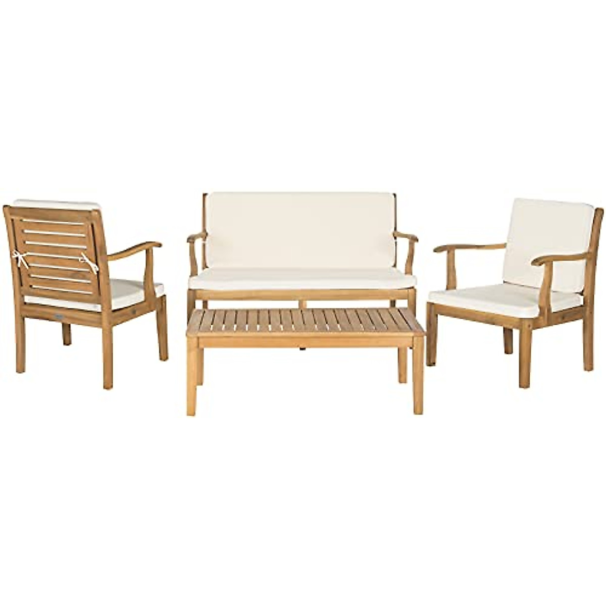 Safavieh 4-Piece Outdoor Collection Fresno Patio Set