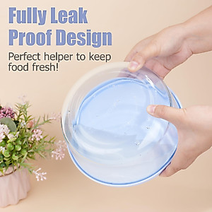 LUVCOSY 7 Cup Silicone Replacement Lids Storage Cover for Pyrex 7402-PC Glass Bowls (Container not Included) 2 Pack Microwave, Dishwasher and Freezer Safe