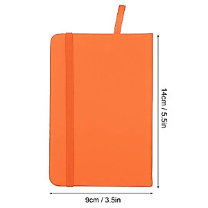 VINGVO Notebook, Eye Protection Hardcover Notepad Environmentally Friendly Ink Paper for Diary for Gratitude Diary for Writing for Office Notes(Orange)