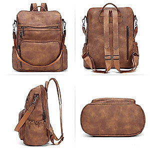CLUCI Backpack Purse for Women + Small Crossbody Bag