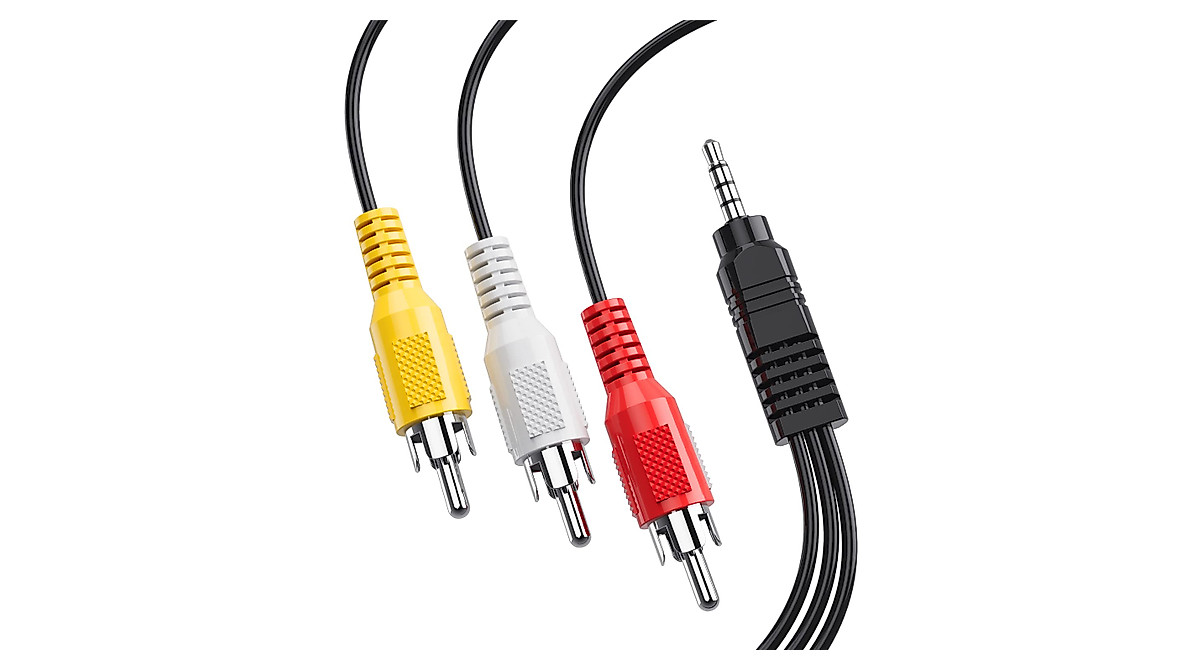 SNLLMZI Av Cable,Camcorder Av Cable, 3.5mm to RCA Camcorder Handycam AV ...