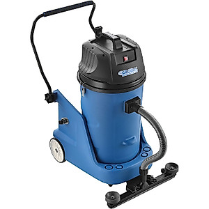 Global Industrial Wet Dry Squeegee Vacuum, 18 Gallon Blue