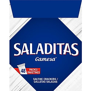 Gamesa Saladitas Crackers, 48 Count (Pack of 1)