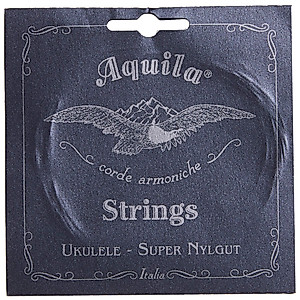 Aquila Super Nylgut AQ-106 Tenor Ukulele Strings - High G - 1 Set of 4, White
