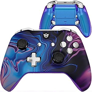 HexGaming Esports Blade Controller 2 Mappable Rear Buttons & Interchangeable Thumbsticks & Triggers Stop Compatible with Xbox Series X/S Custom Controller PC FPS Gamepad - Origin of Chaos