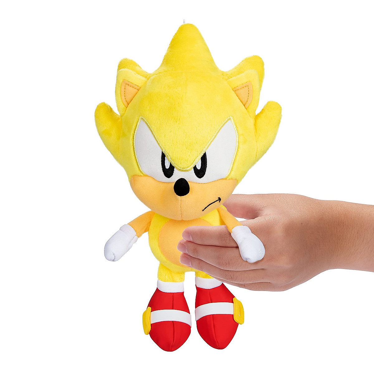 Sonic The Hedgehog-Plush 9-Inch Super Sonic Collectible Toy