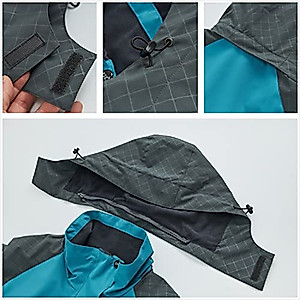 Diamond Candy Women's Waterproof Rain Jacket with Hood Lightweight Windbreaker Raincoat for Hiking, Travel and Running