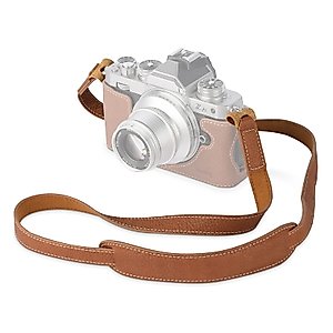 SMALLRIG Leather Camera Strap, Vintage Brown Genuine Leather Neck Shoulder Camera Strap for Canon, for Nikon, for Pentax, for Sony, for Fujifilm and for Digital Camera - 3485