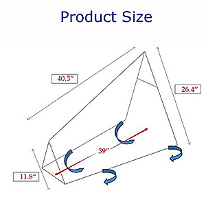 Universal Caravan Hitch Cover - Waterproof Tow Hitch Cover with Durable 210D Material,Grey Trailer Hitch Covers (Size:40.5x11.8x26.4 Inch)