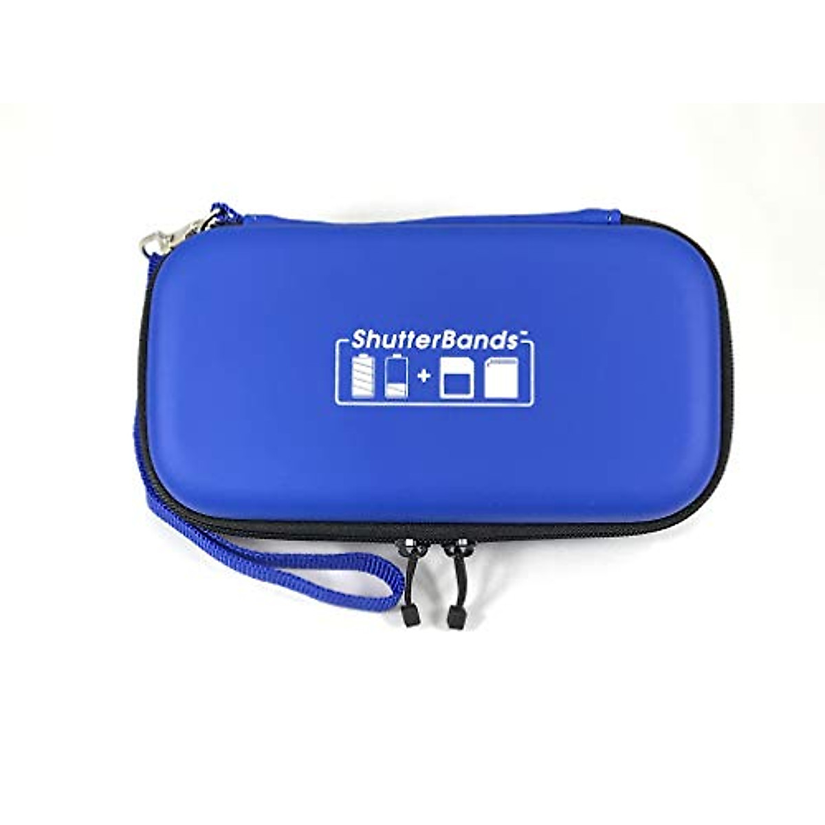 Batteries + Cards Case Compatible with Olympus BLH-1 Batteries (Blue)