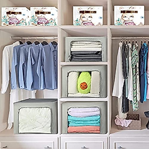 Cute Bunny Rabbit Personalized Storage Basket ,Custom Storage Bins Cubes Organizer with Handle for Bedroom Wardrobe,Nursery,Basket 1 Pack