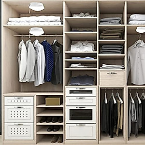 bulbeats 7” Modern LED Ceiling Light with Pull Chain 12W 4000K, 1300lm, 125W E26 Bulb Replacement, Energy Saving Flush Mount Lighting for Closets/Bedroom/Corridor (2 Pack)