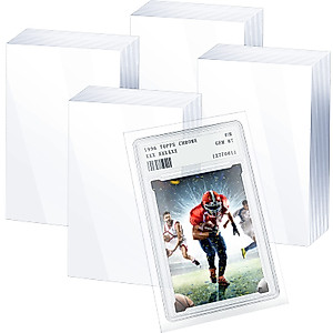 Graded Card Sleeves Resealable Baseball Card Holders Sports Card Sleeves Baseball Cards for Trading Baseball Sports Slab The Gathering Card Sleeves (400 Pieces)