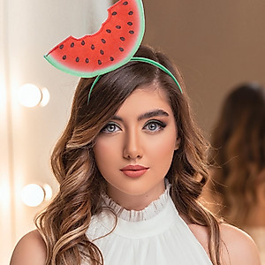Watermelon Headband for Party Favors, Fruit Headband Fashion Headpiece Watermelon Costume for Women Girls