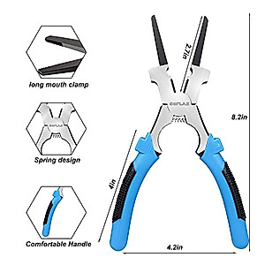 Goflas MIG Welding Pliers, 8-Inch Multi-Function Welding Pliers, Welding Tools Ideal for Cutting Wires, Removing and Installing Nozzles, etc.
