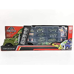 Big Daddy Army Transport Truck Military Toy Truck with Lights and Sound Emergency Quick Release Effect