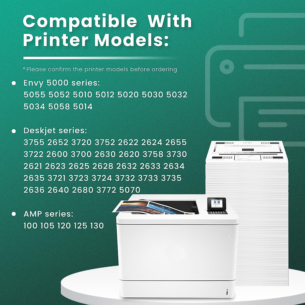 GREENBOX Remanufactured 65XL High-Yield Replacement for HP 65 65XL Ink Cartridges for HP Envy 5055 5052 5010 5012 DeskJet 3755 2652 3720 3752 2622 2624 2655 3722 2600 3700 2630 (1 Black 1 Tri-Color)