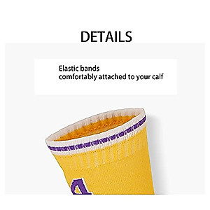 ZIFHKUP Elite Basketball Socks for Boys and Girls, Athletic Socks&Basketball Wristband, Sport Socks for Kids 6-13