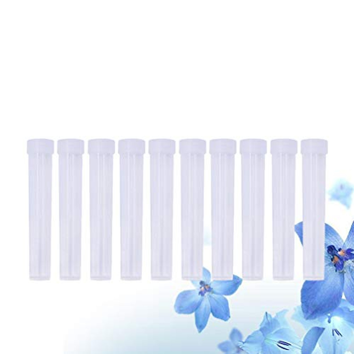 Embroidery Needle Tube Needle Tube Organizer Transparent Bottle Accessaries for Knitting Cross Embroidery Needle Accessories 10pcs ( 60 ) Plastic Needle Container
