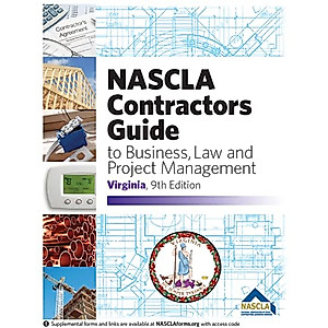 VIRGINIA - NASCLA Contractors Guide to Business, Law and Project Management, Virginia 9th Edition Spiral-bound
