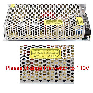 AC 110V/220V to DC 12V 15A 180W Power Supply Transformer Switch,MKASYON AC/DC Switching Adapter Converter Driver for LED Strip Light,CCTV Camera,Security System Computer Project,Radio (12V15A)