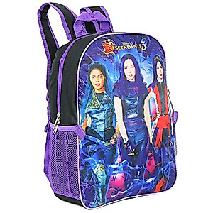 Descendants Girl's 16" Backpack W/Detachable Lunch Box