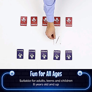 Nexci Scrimish Card Game - Strategy Games for Two Players Including Adults, Teens, Kids and Families That is Easy to Learn for Party or Travel