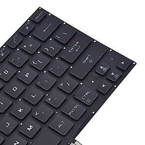 Replacement Keyboard for ASUS ROG Zephyrus G14 GA401 GA401I GA401IV GA401Q GA401QM GA401U Series Laptop, Zephyrus G14 Replacement Keyboad wih Backlit US Layout 8037B0169701