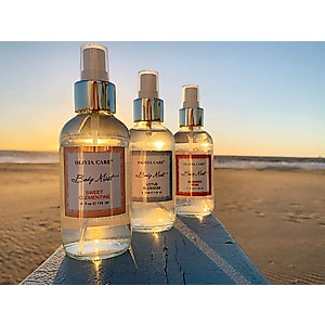 Olivia Care Body Mist Trio, 3 Scents: Lotus Blossom, Sugared Rose, Sweet Clementine (3 Bottles Total (1 of Each Scent))