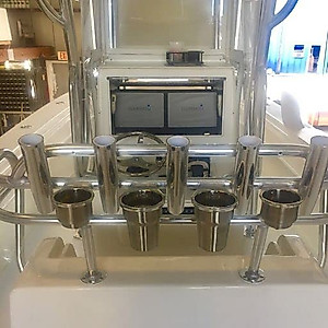 Tigress Large Stainless Steel Cup Insert, Boat Cup Holder Designed to fit Both 20oz & 30oz Tumblers