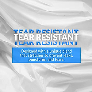 [Made in USA] Reli. 33 Gallon Trash Bags (50 Bags) | Clear Trash Bags | Recycling Bags | Plastic Trash Bags 30+ Gallon (32 Gal - 33 Gal) | Large Garbage Bags/Can Liners, Heavy Duty 33 Gal | SuperValue