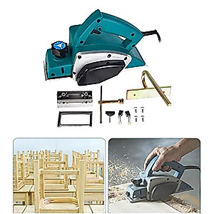 UGPLM Electric Hand Planer High Power Portable with Handle 220V Engineering Wood Processing Hand Held for DIY Woodworking Equipment