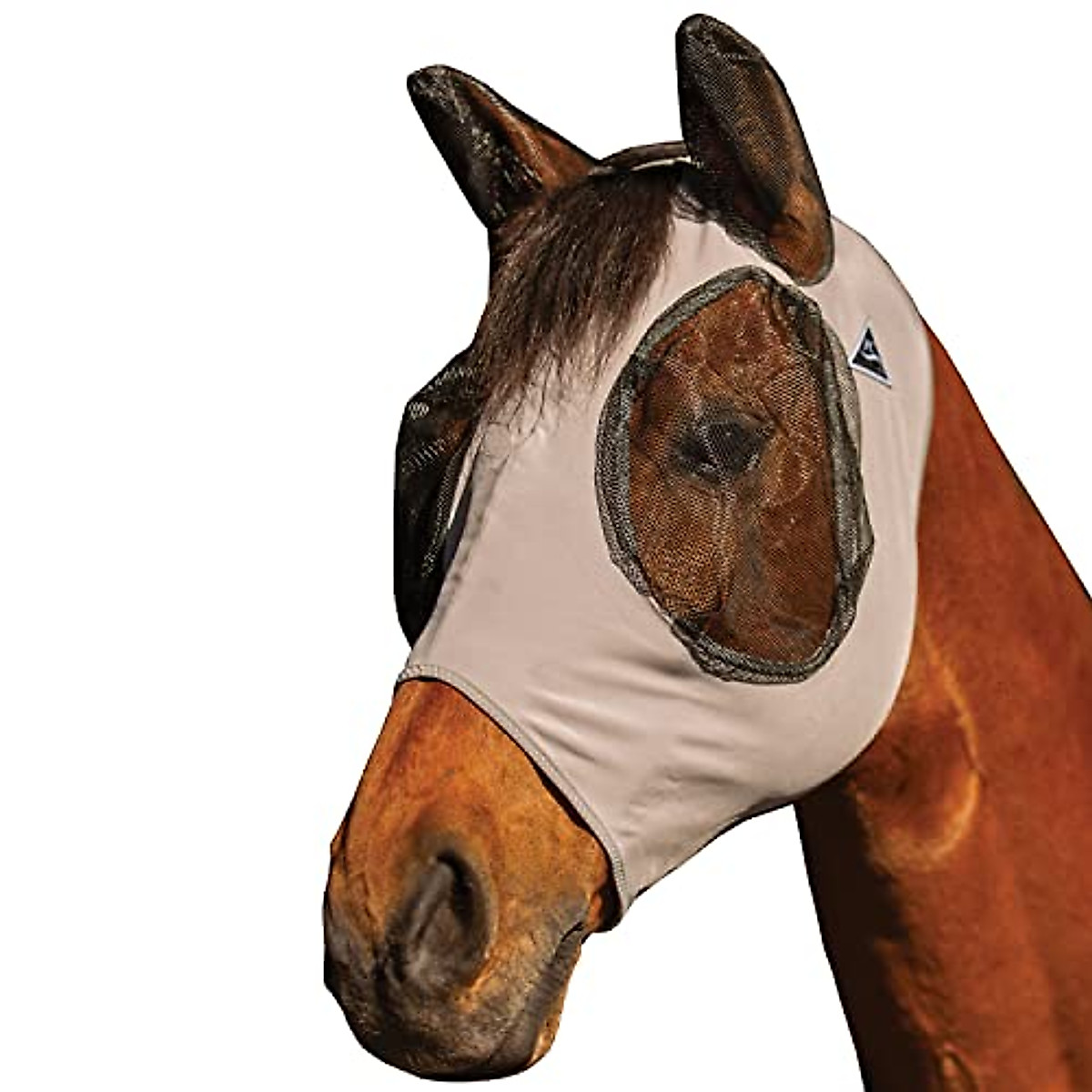 Professional's Choice Comfort-Fit Pony Fly Mask - Charcoal - Maximum Protection and Comfort for Your Horse