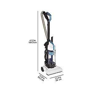 Amazon Basics Upright Bagless Lightweight Vacuum Cleaner, White