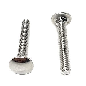10-24x1-1/4 Carriage Bolts Stainless Steel 18-8 (25 Pieces)