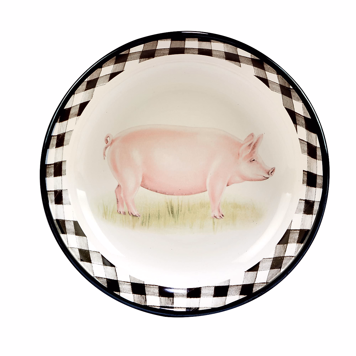 Certified International Farm 36 oz. Soup/Cereal Bowls, Set of 4, Multicolored, 28819SET4