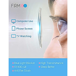 Firmoo Blue Light Blocking Glasses Vintage Cat Eye Computer Reading Eyeglasses with Magnification(Pattern, 1.50)