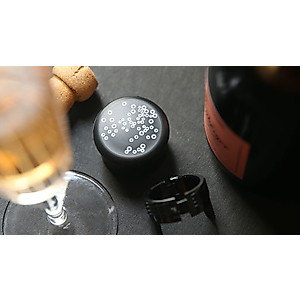 Capabunga CapaBubbles Sparkling Wine Bottle Stopper, Bubbles, Reusable Bottle Cap Good Day, Seal Open Bottles to Preserve Sparkling Wine, Beer or Other Carbonated Beverages