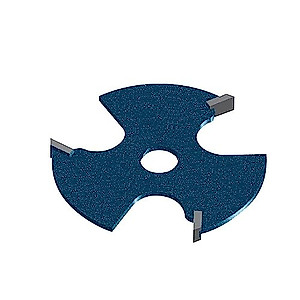 BOSCH 85529M 1/8 In. Carbide Tipped 3-Wing Slotting Cutter Bit