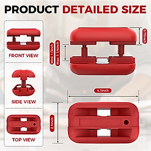 Edge Banding Trimmer for All Directions, Edge Trimmer with Tungsten Carbide Blades (1-Pack)