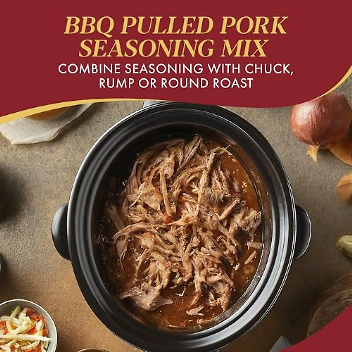 Crock-Pot BBQ Pulled Pork Seasoning Mix, 1.5 Ounce (Pack of 12)