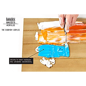 Liquitex BASICS Acrylic Paint, 250ml (8.5-oz) Tube, Bright Aqua Green