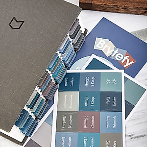 Earthy Blue Bible Tabs for Women and Men, Large Print Laminated Bible Tabs, Easy to Read, Easy to Apply, Bible Journaling Tabs