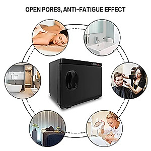 18L Professional Towel Warmer, Large Hot Towel Warmer, The RetainTime Towel Warmer is Suitable for Salons, Beauty, Spas, Pedicures and Other Professional Stores.(Black Towel Warmer)