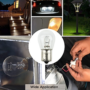 Diximus Pack of 10 Bulbs 1141 S8 Low Voltage Landscape Light Bulbs 12V 18W BA15s Bayonet 18W Lamp