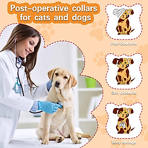 MRSOHRET Dog Cone,Dog Surgery Collar,Dog Cones for Small Medium Large Dogs,Inflatable Cone for Dogs,Watermelon Dog Cone Collar, Does not Impede Vision Dog Recovery Collar