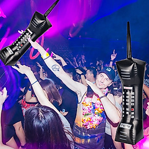 3 PCS Inflatable Boombox Inflatable Mobile Phone for Cosplay Props Hip Hop Theme Birthdays Weddings Graduations 80s 90s Party Decorations