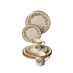 Lenox 6122048 Holiday 12-Piece-Plate-&-Mug Set