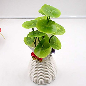 PRETYZOOM 60PCS Mini Artificial Floating Foam Lotus Leaves Lily Pads Artificial Foliage Pond Decor for Pond Pool Home Aquarium Decoration (2.36")